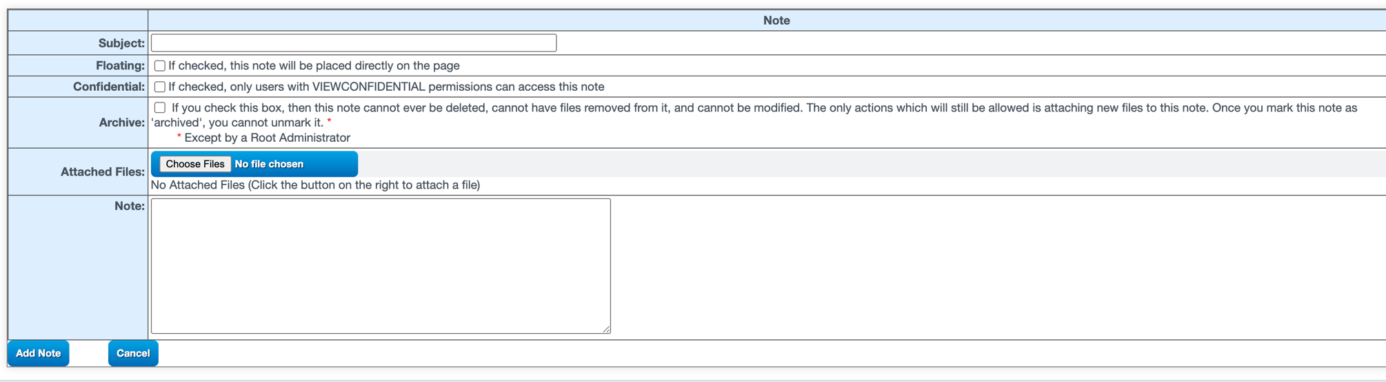 Student Dashboard: Adding Notes