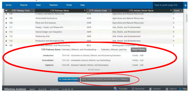 CTE Pathways: Establishing and Tracking CTE Pathways in the SIS