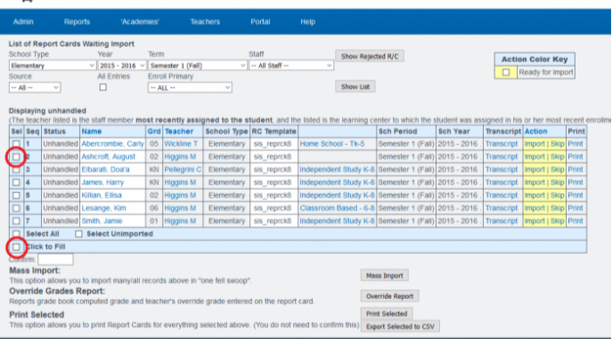 Mass Print and Mass Import